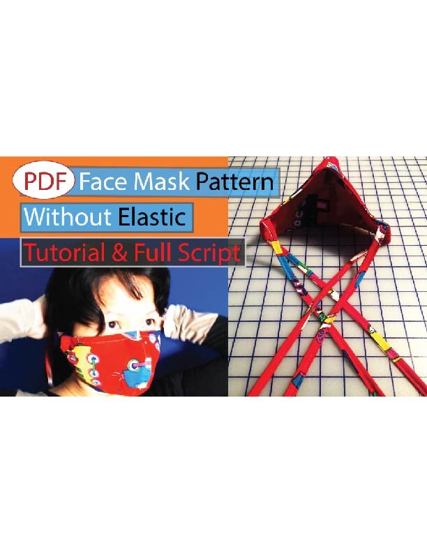 A PDF | Digital Face Mask Sewing Pattern - Etsy