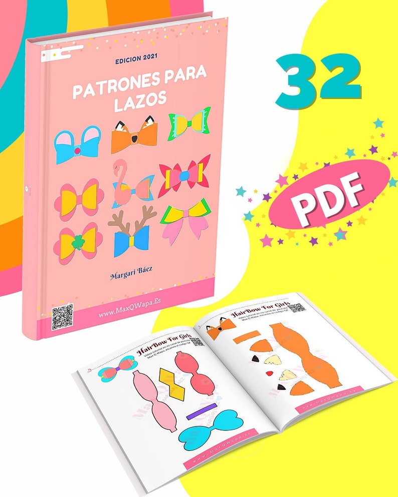 Moldes para lazos, Plantillas para moños, Bows Básicos - Etsy España