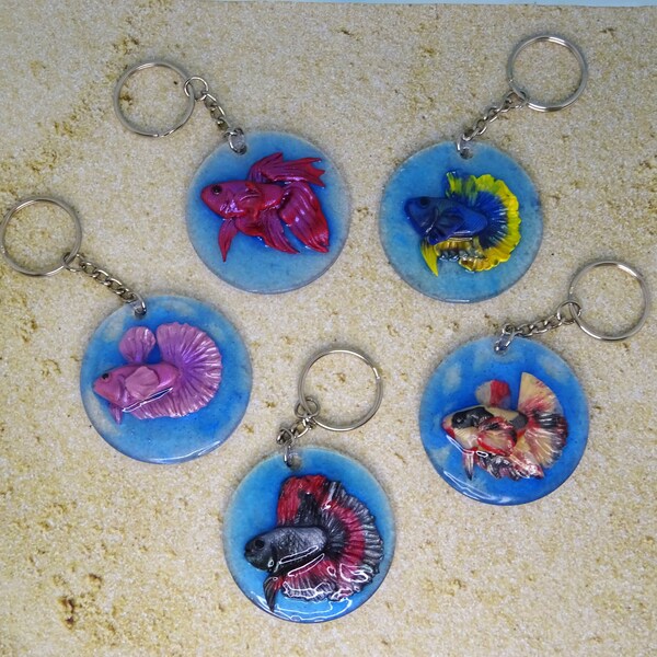 Fish Keychain - Etsy