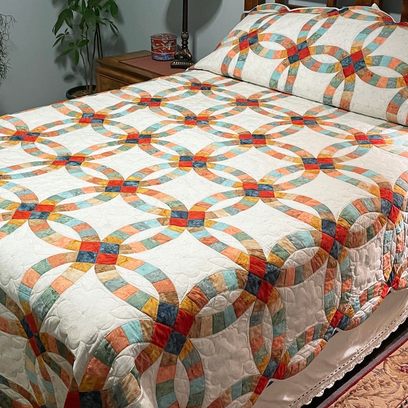 Wedding Ring Quilt - Etsy