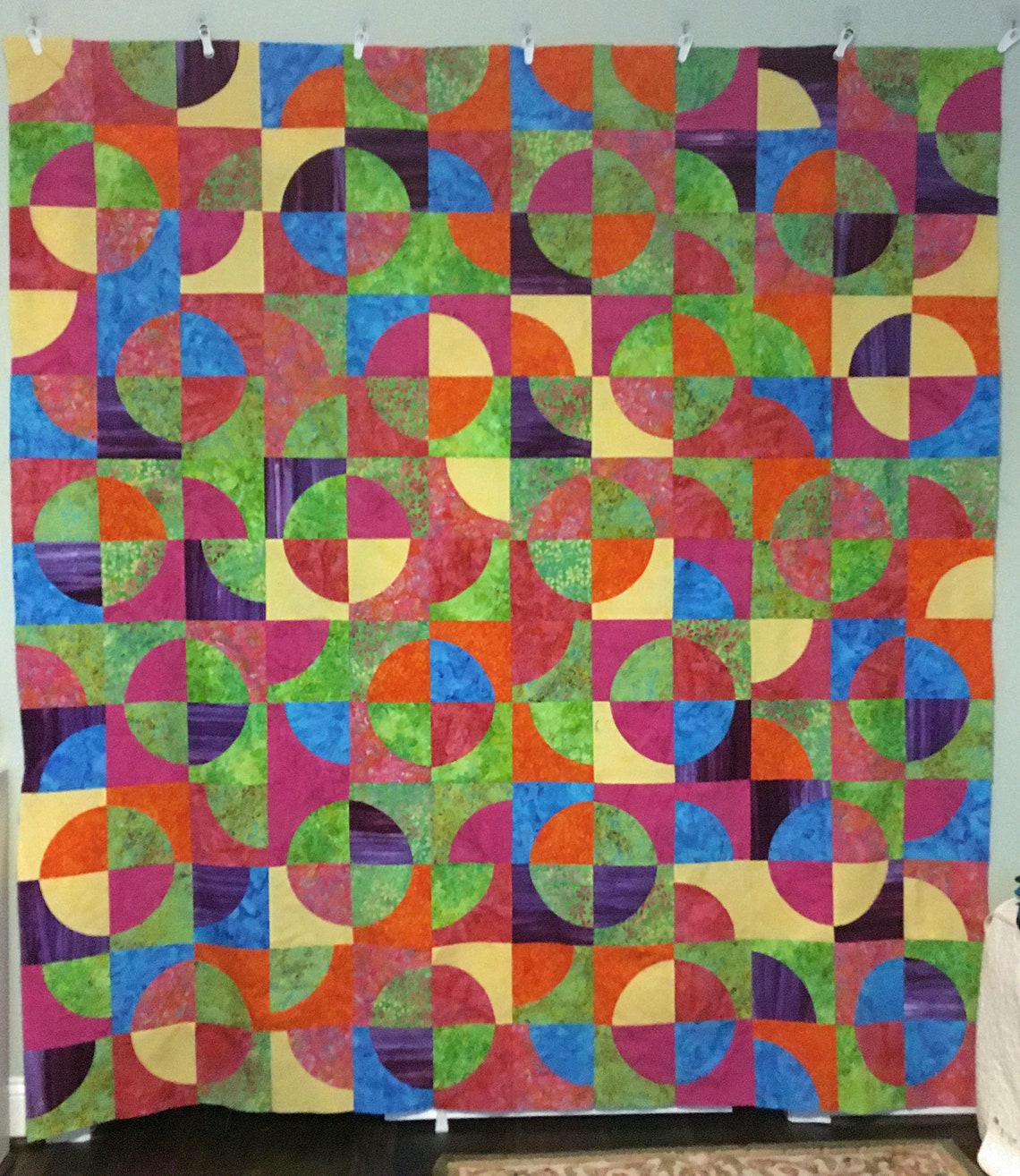 PATTERN - Drunkards Path Queen Size Quilt Pattern for Accuquilt - Etsy