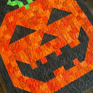 PATTERN - Happy Pumpkin Quilt Pattern. Choose FIVE Different Finished ...