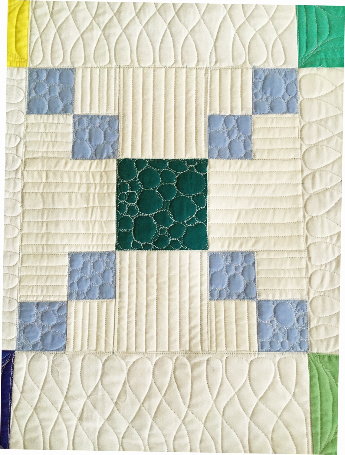 QUILT Block Sampler Quilt Handmade and Freemotion Quilted - Etsy