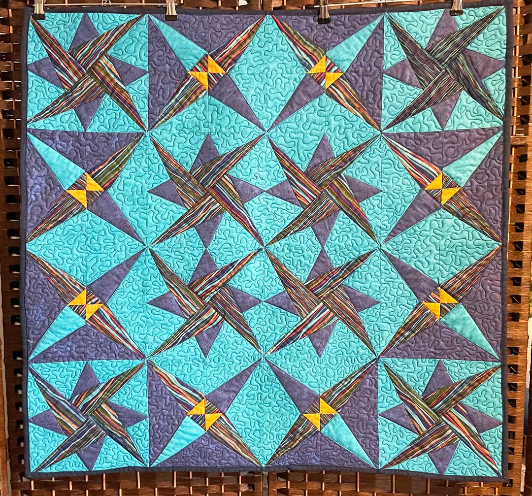 PATTERN - Star Crossed Canoes Quilt. PDF Includes Detailed Instructions ...