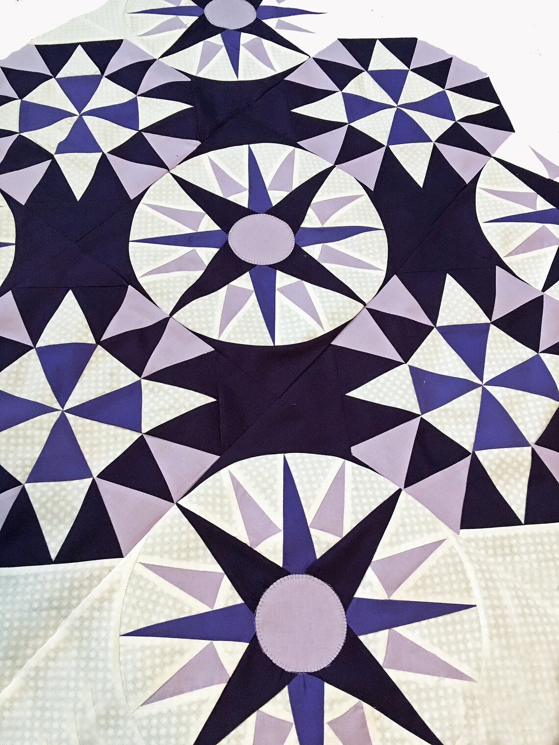 PATTERN for Making Mariner's Morning Star Quilt, My Exclusive Design ...