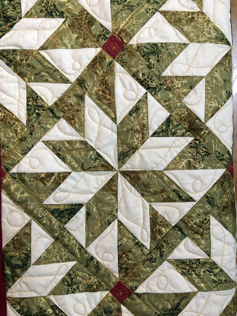 PATTERN Festive Lemoyne Star Quilt Pattern Designed for Use With the ...