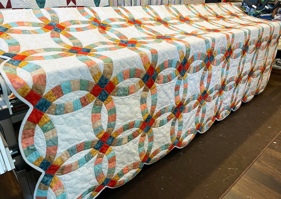 PATTERN Double Wedding Ring Quilt Pattern. Complete - Etsy