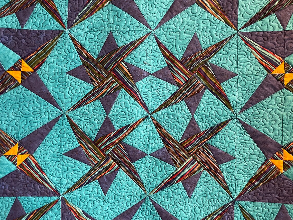 PATTERN - Star Crossed Canoes Quilt. PDF Includes Detailed Instructions ...