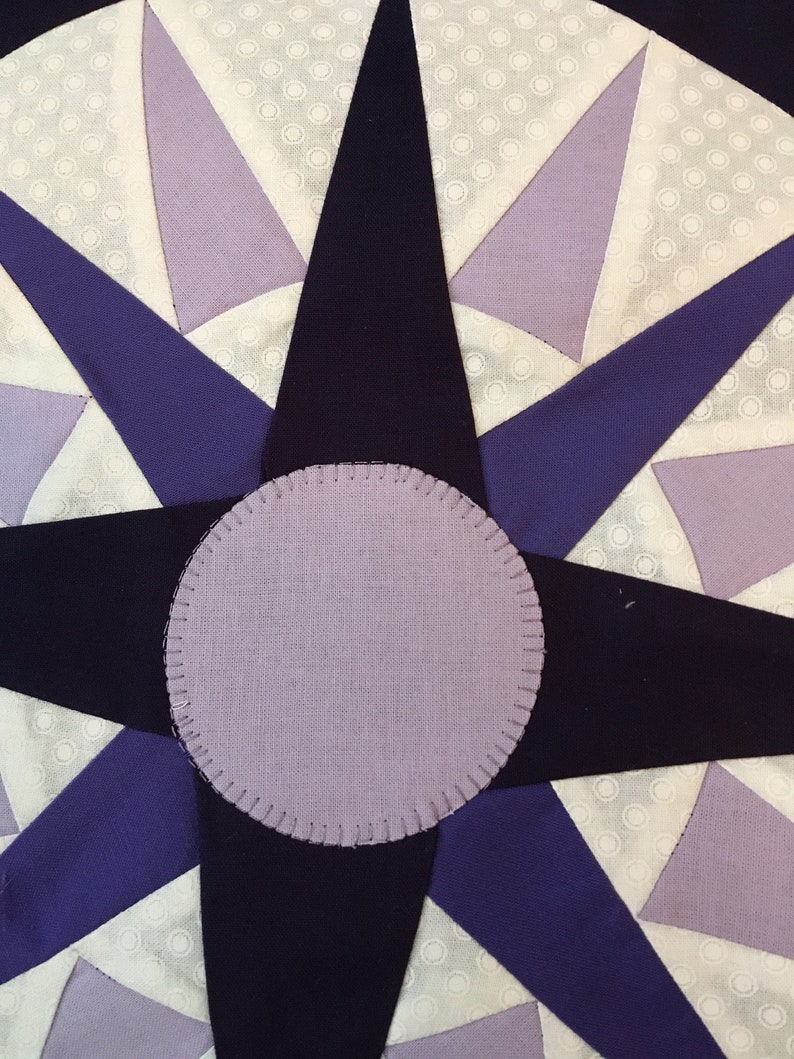PATTERN for Making Mariner's Morning Star Quilt, My Exclusive Design ...