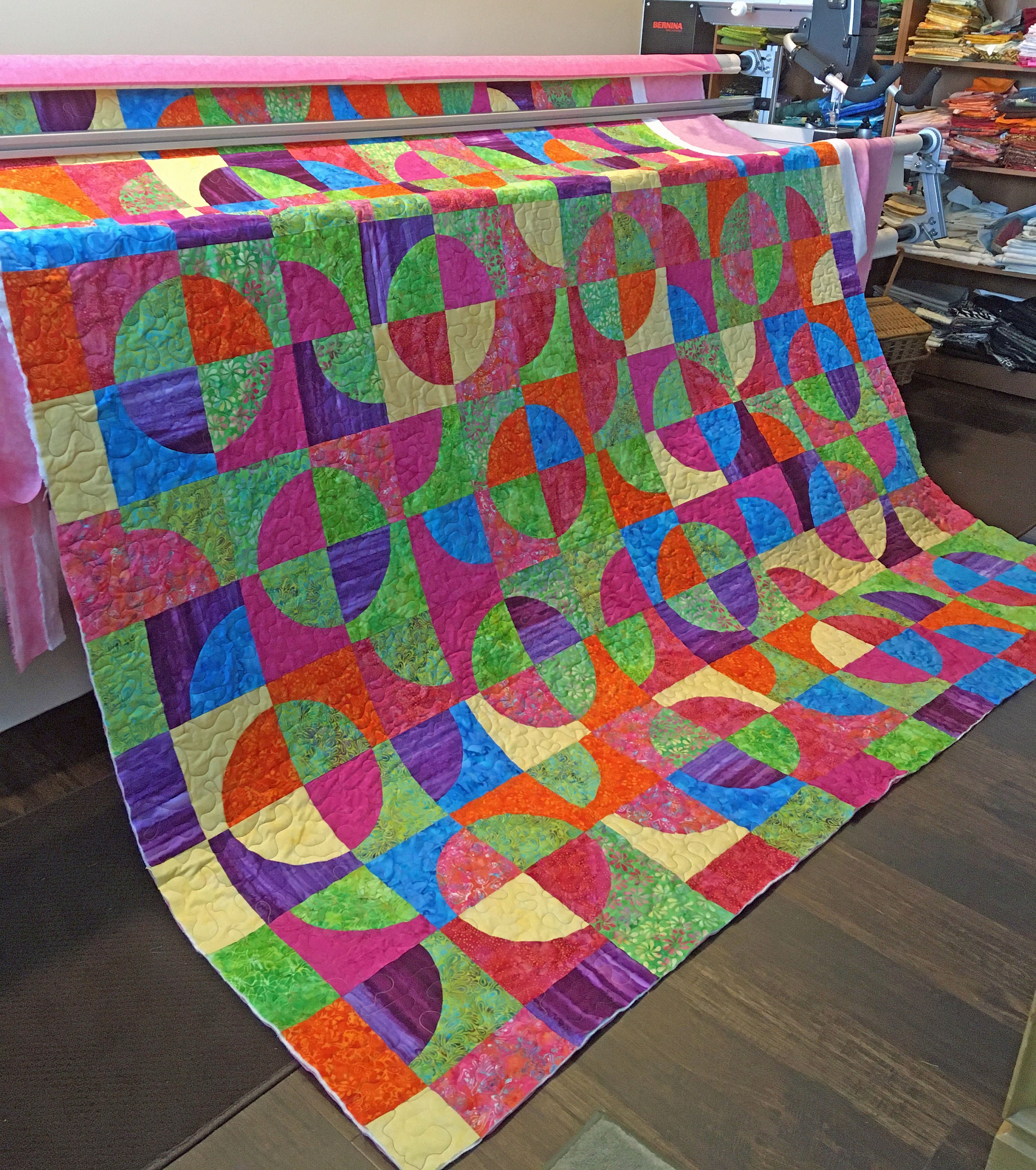 PATTERN - Drunkards Path Queen Size Quilt Pattern for Accuquilt - Etsy