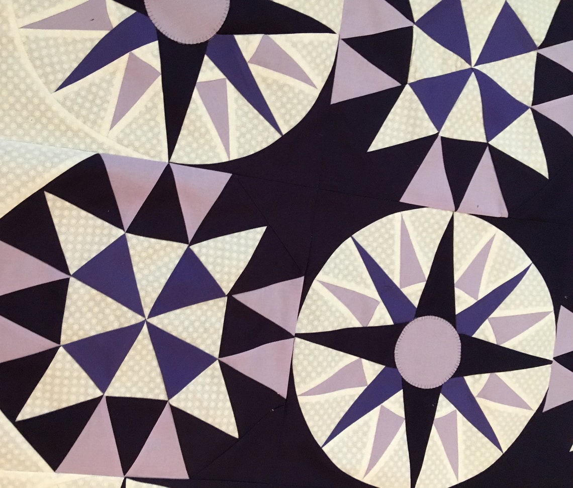 PATTERN for Making Mariner's Morning Star Quilt, My Exclusive Design ...