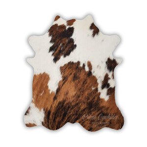 Tricolor Mini Cowhide Rug High Quality Cowhide Rug Hair on - Etsy