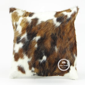 Pair Double Sided Tricolor Cowhide Pillow Cover (set of 2 Units) 15"x ...