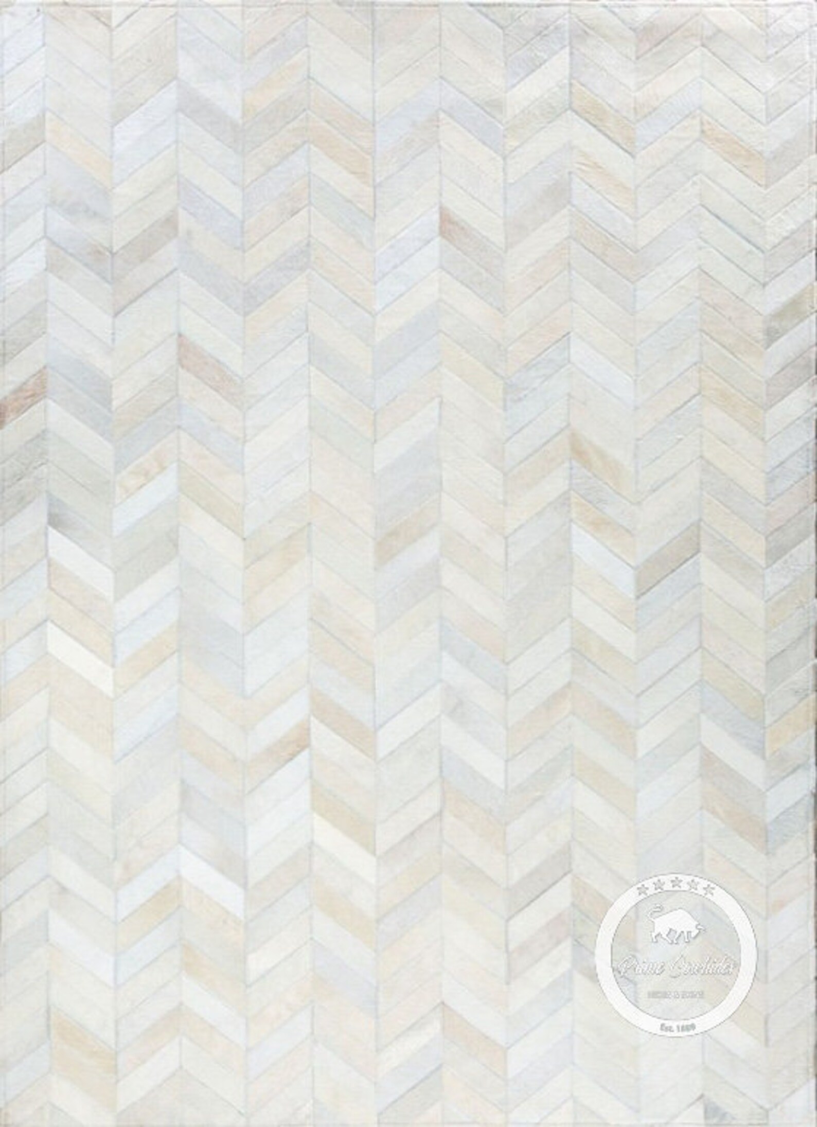 Patchwork Cowhide Rugs Chevron Patchwork Cowhide Rug off White - Etsy