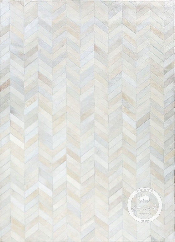 Patchwork Cowhide Rugs Chevron Patchwork Cowhide Rug off - Etsy