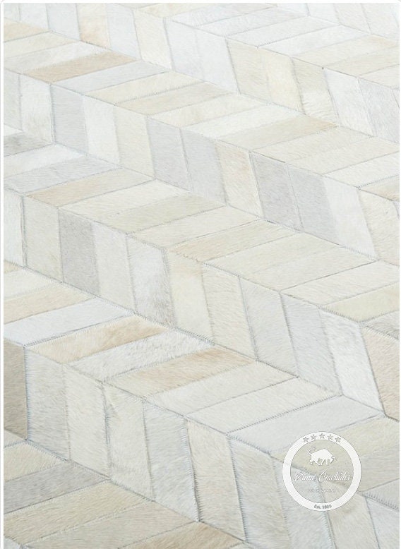 Patchwork Cowhide Rugs Chevron Patchwork Cowhide Rug off - Etsy