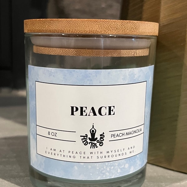 Peace Candle - Etsy