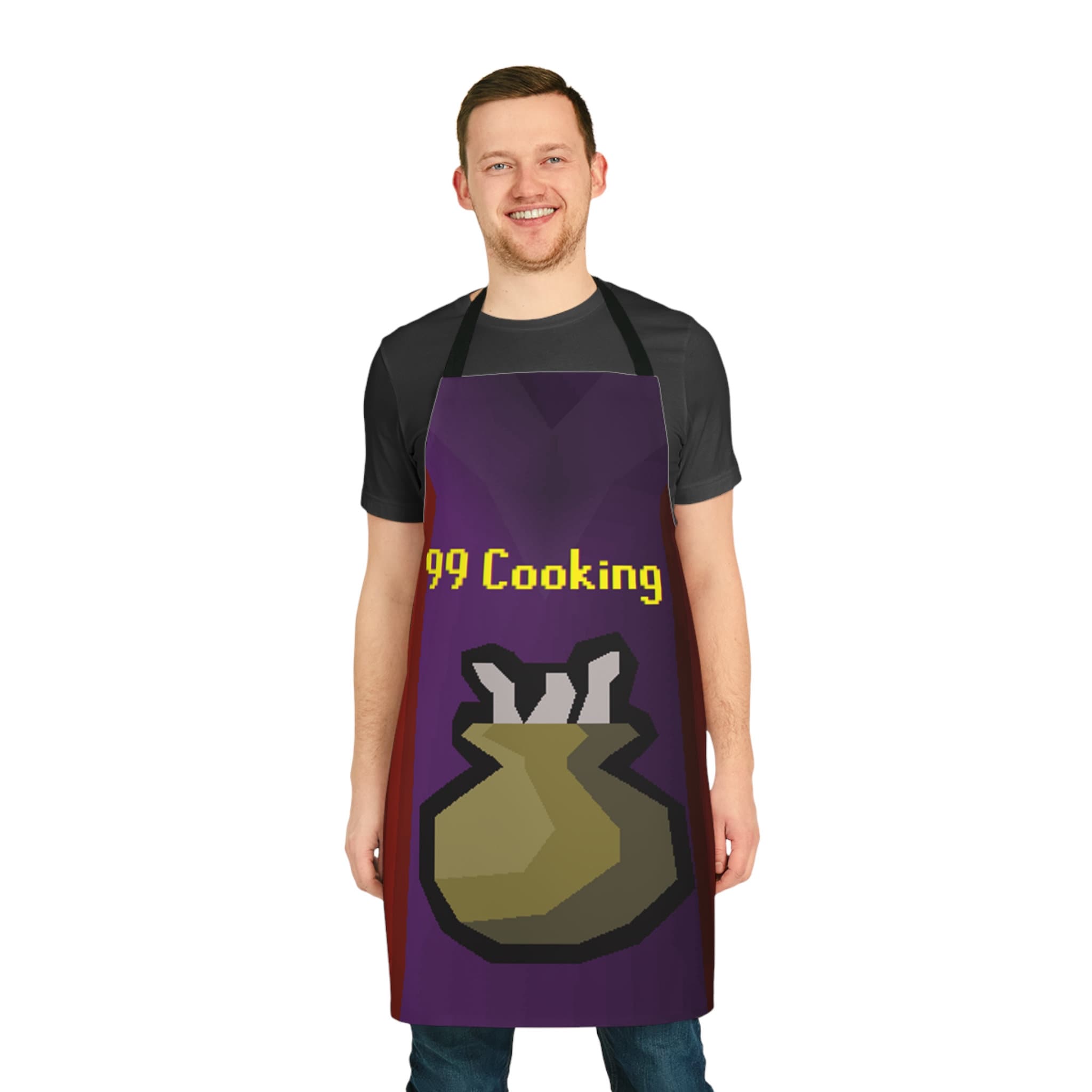 99 Cooking Skill Cape Runescape Apron OSRS, Gift, Nostalgia ,gaming ...