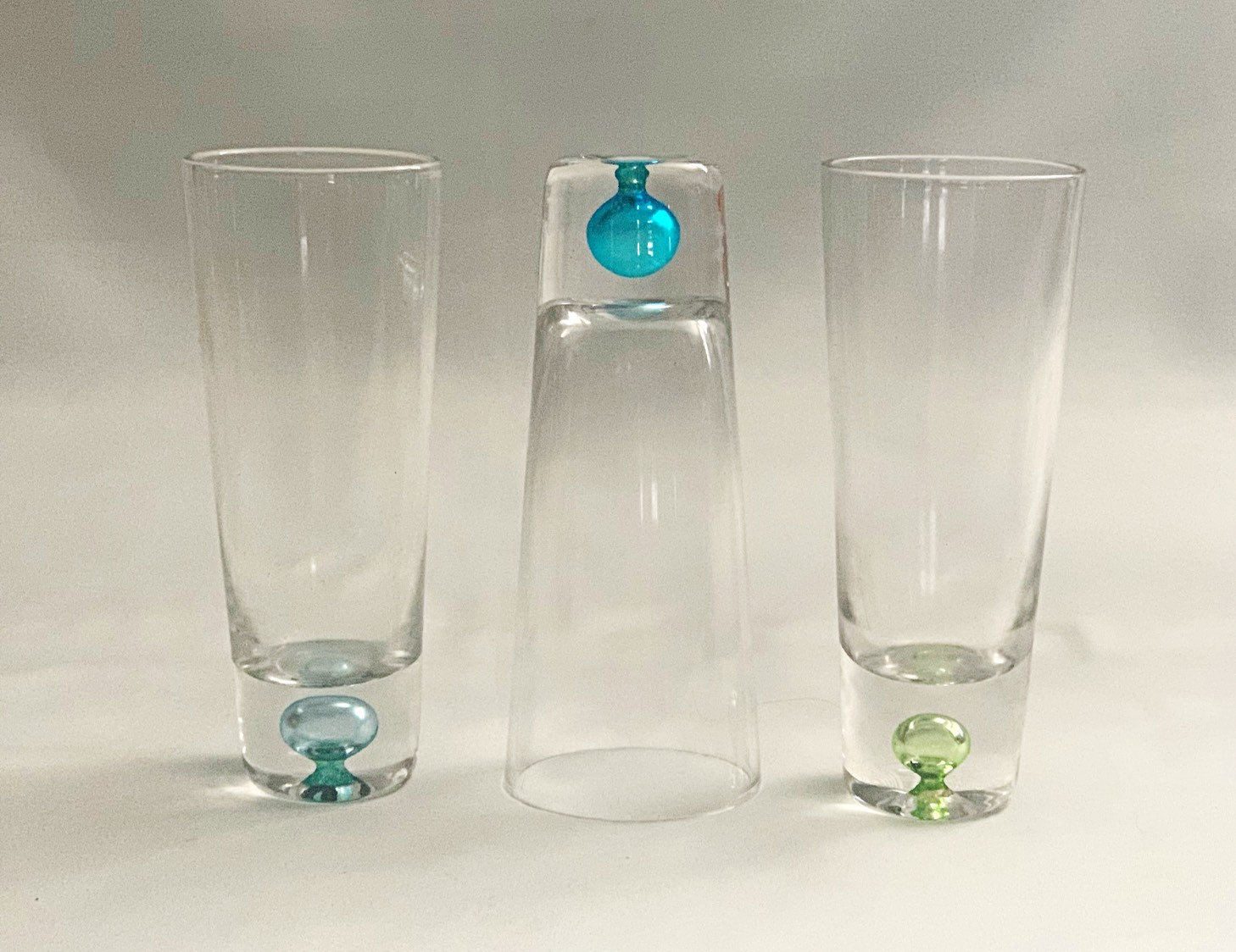 Vintage Set of Six Double Shot Glasses - Etsy