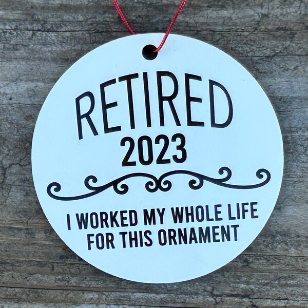 Retirement Ornaments - Etsy
