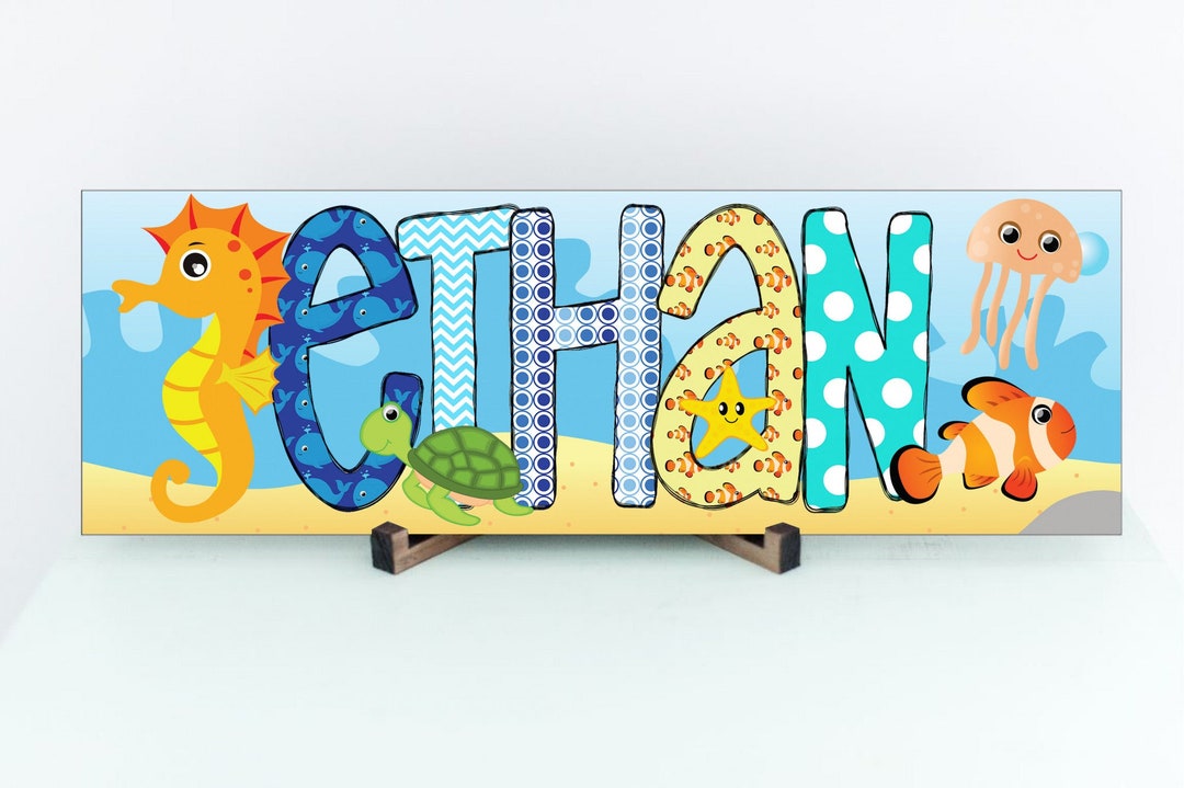 Custom Sea Animal Sign - Etsy