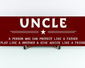 Uncle Birthday Sign - Etsy