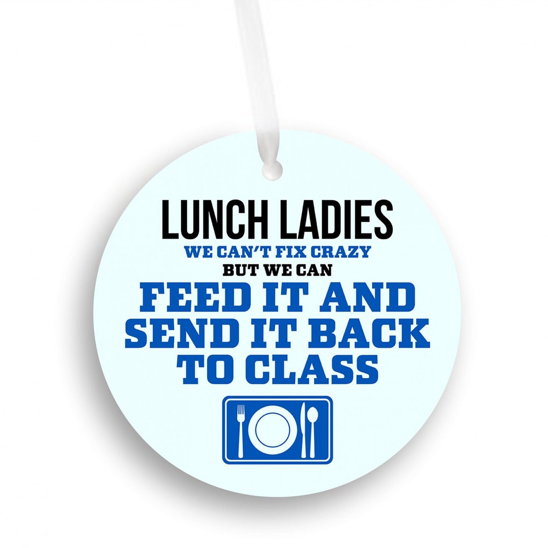 Lunch Lady Ornament, Cafeteria Worker Gift - Etsy