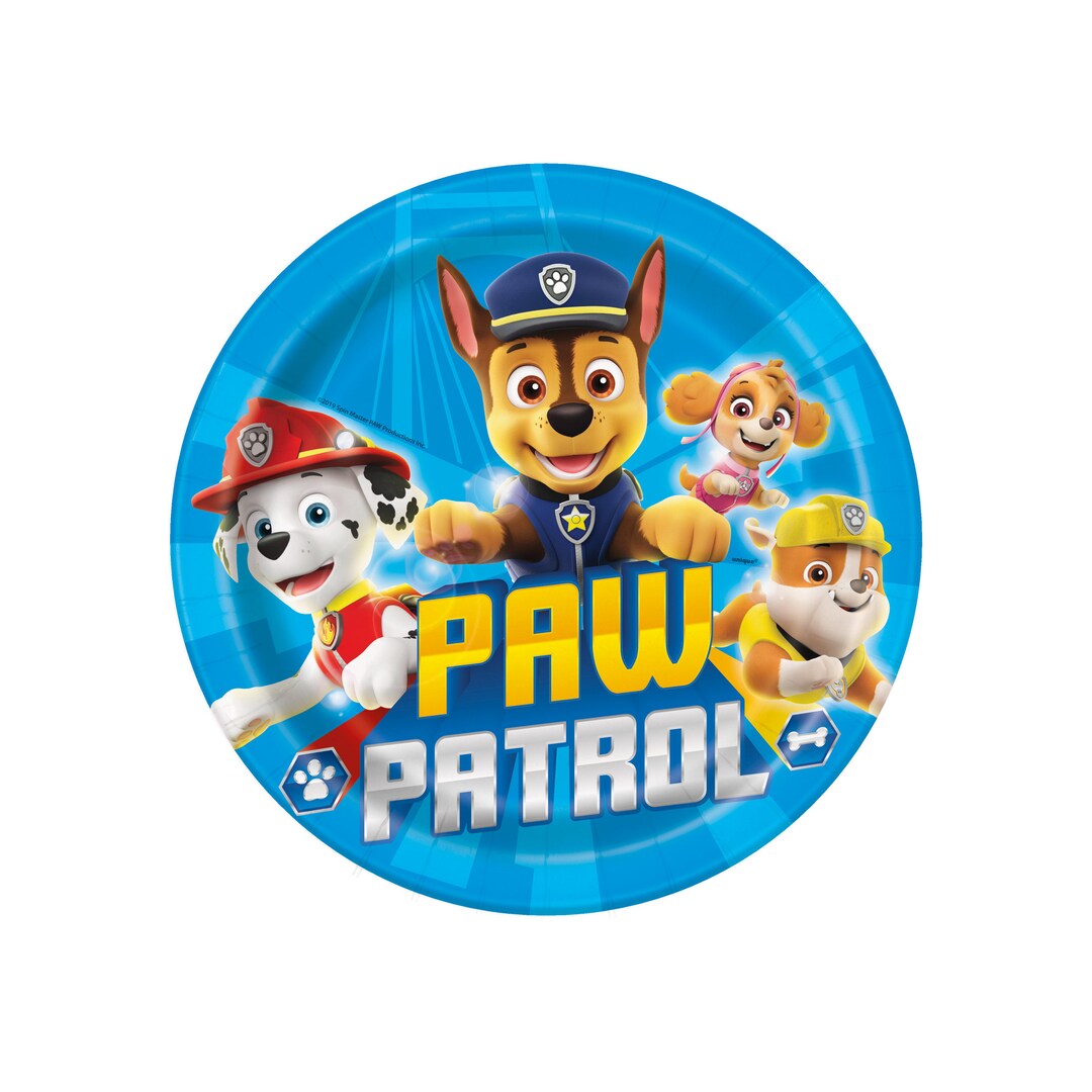 Officially Licensed Paw Patrol Plates - Large (GST Automatically ...