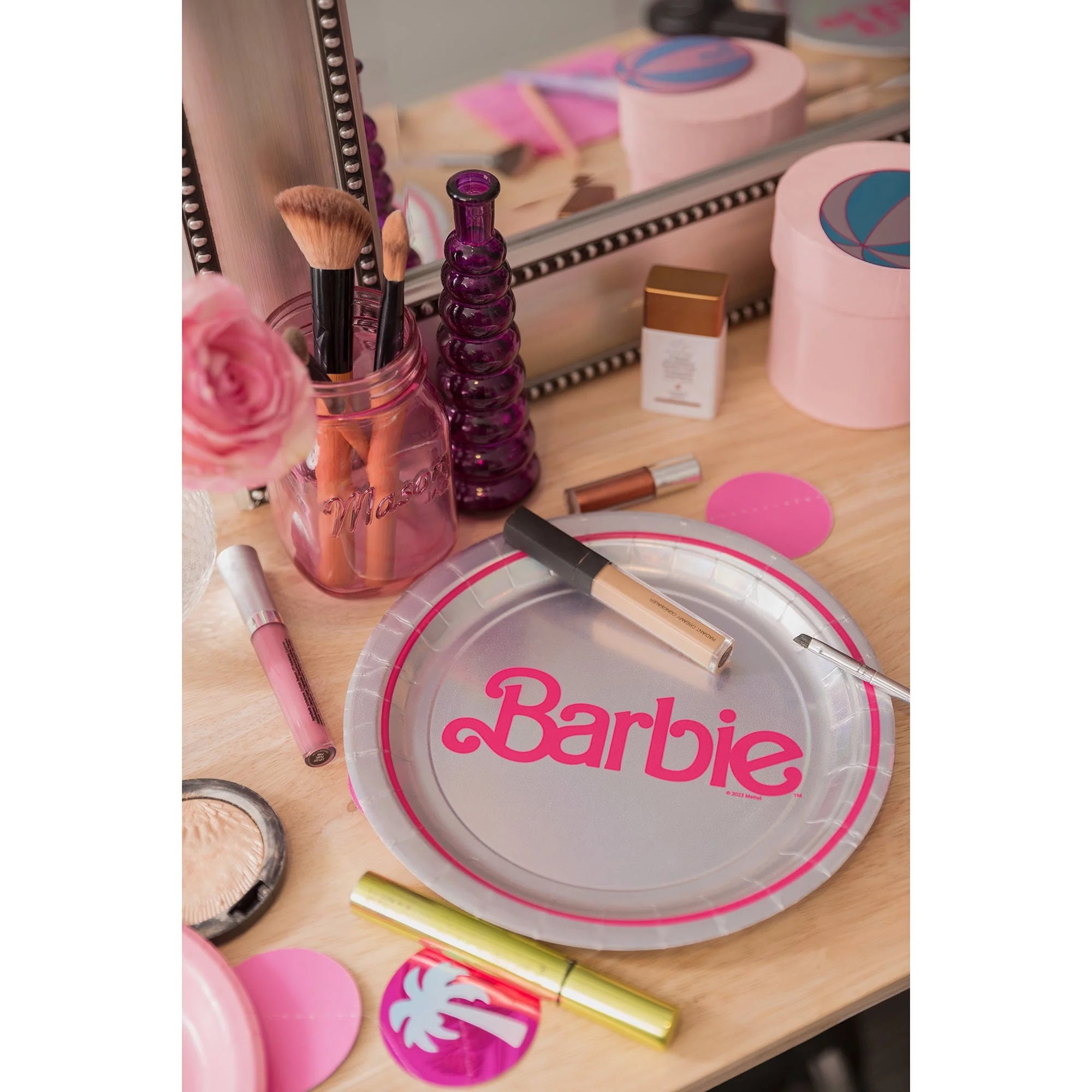 Silver Barbie Plates - Large (GST Automatically Included for Buyers ...