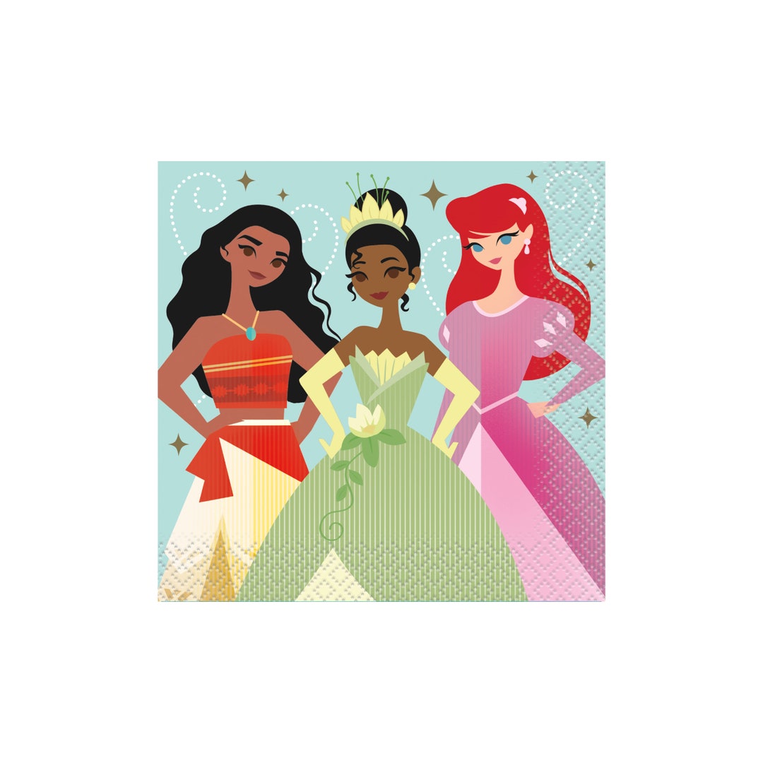 Officially Licensed Small Disney Princess Napkins (GST Automatically ...