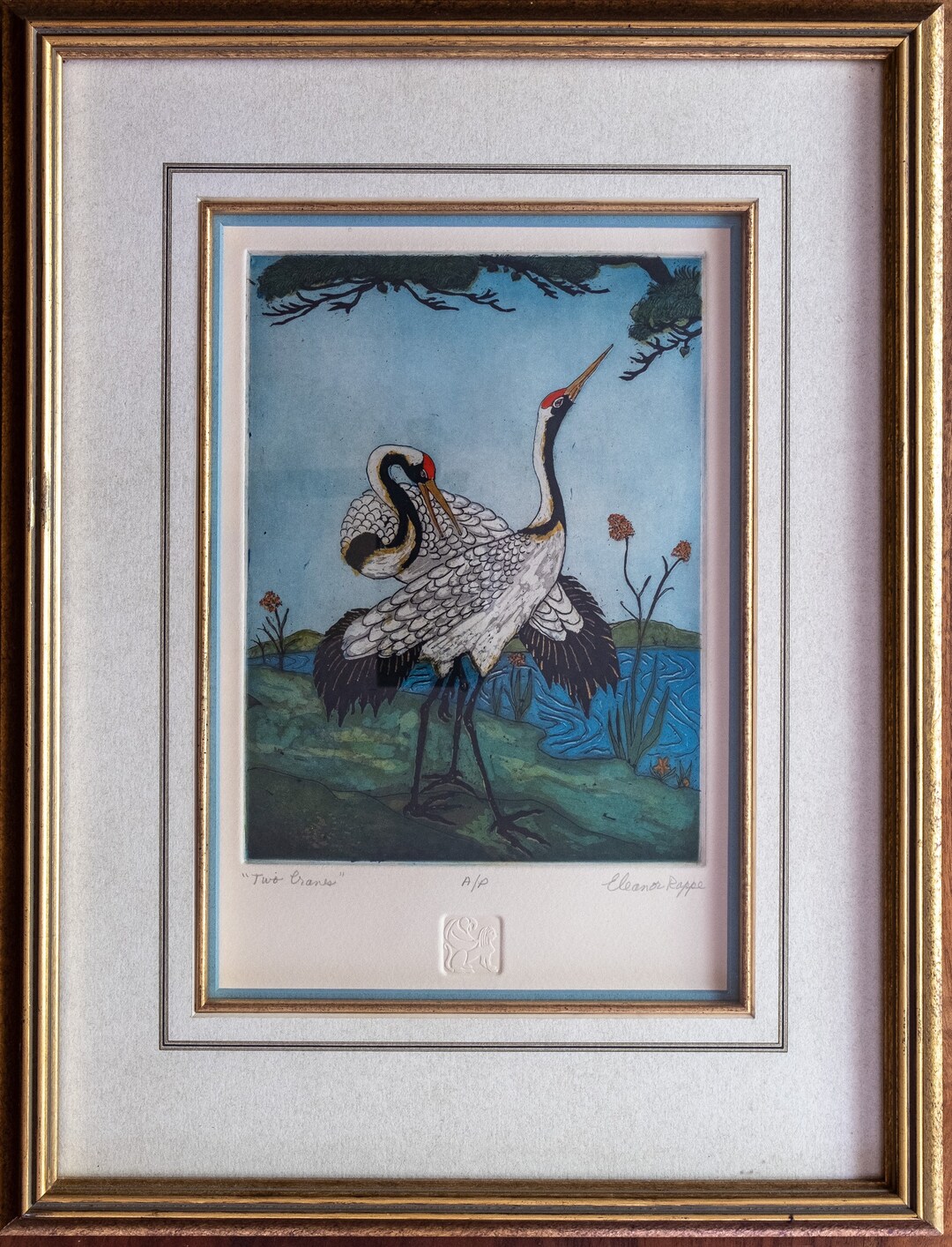 Aquatint Etching by Eleanor Rappe - Etsy