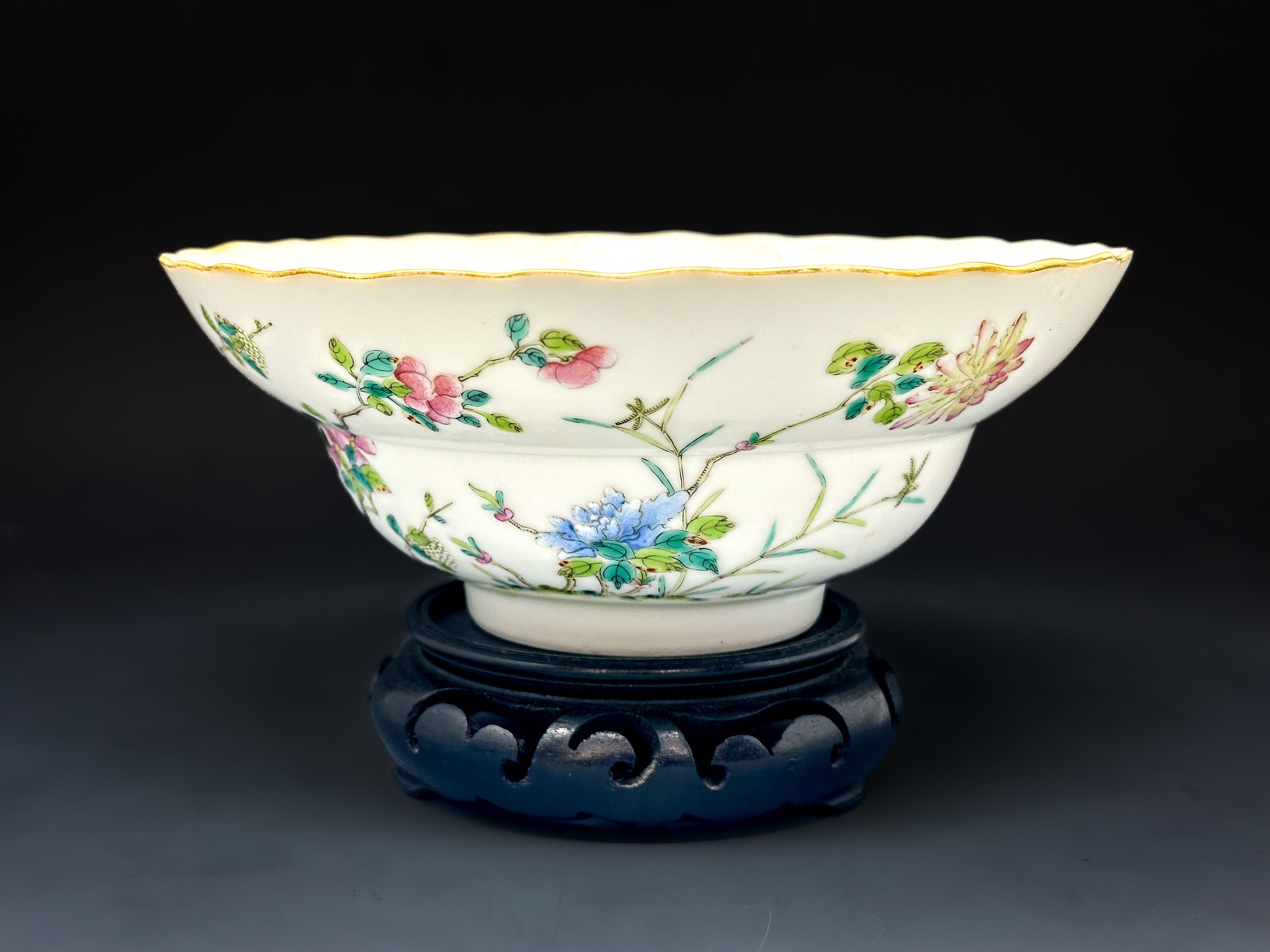 Antique Chinese Ogee Form Bowl - Etsy