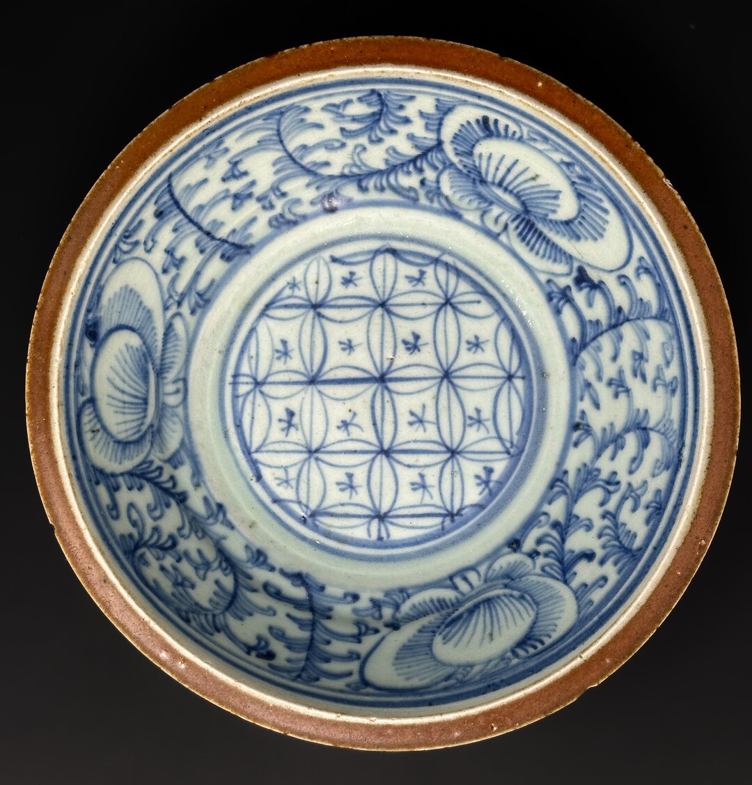 Antique Chinese Batavia Bowl - Etsy