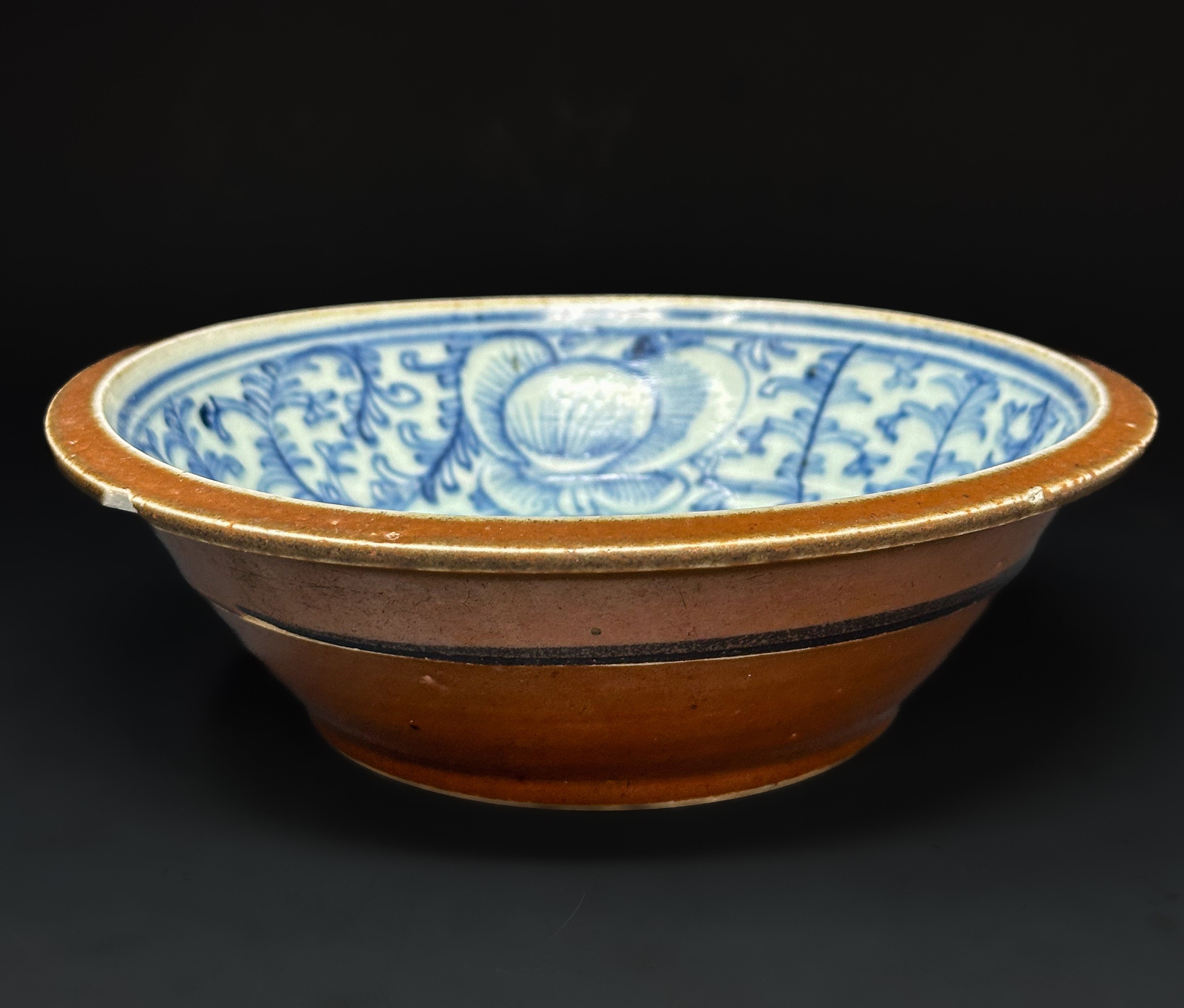 Antique Chinese Batavia Bowl - Etsy