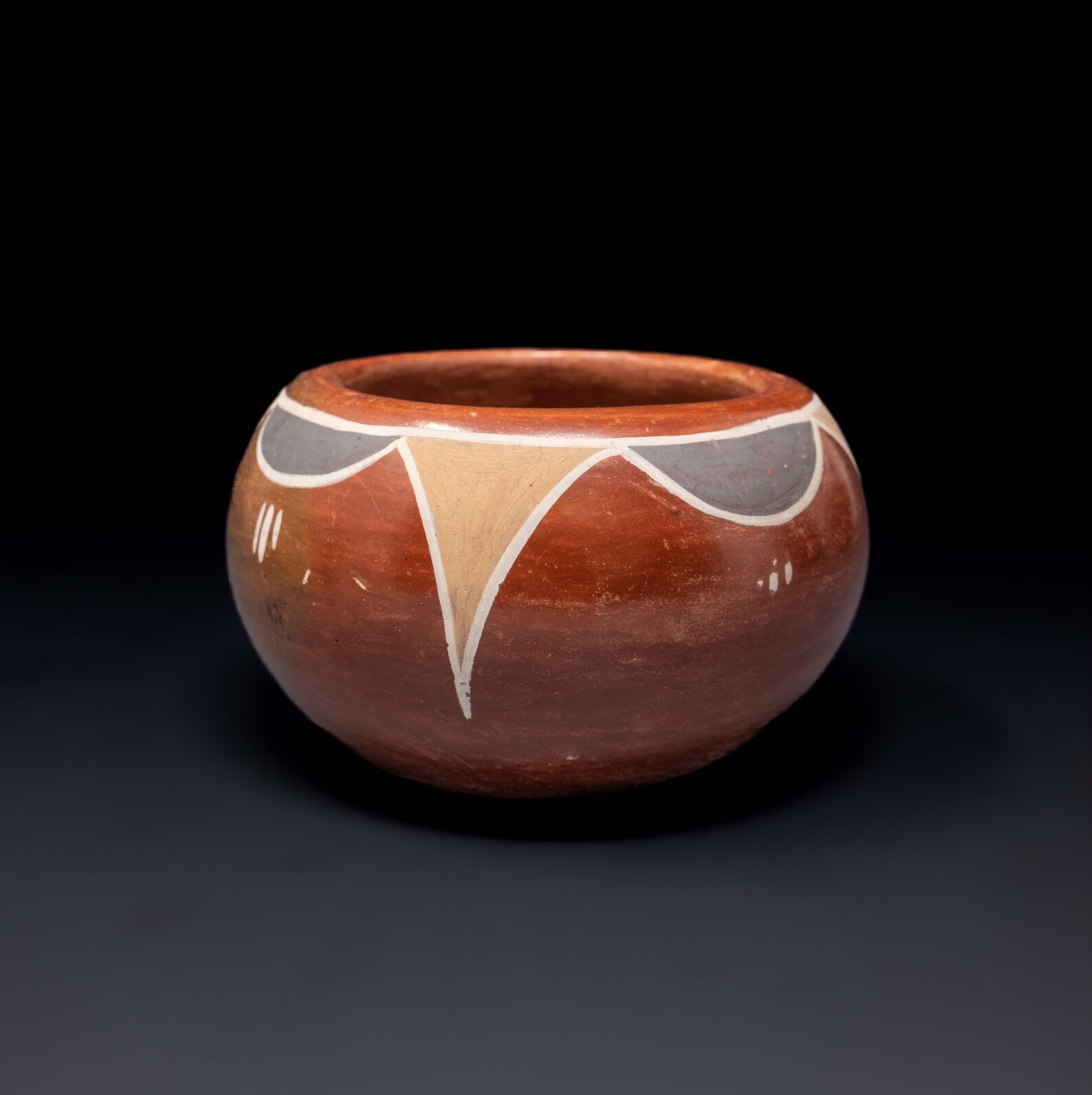 Vintage Santa Clara Pottery Bowl - Etsy