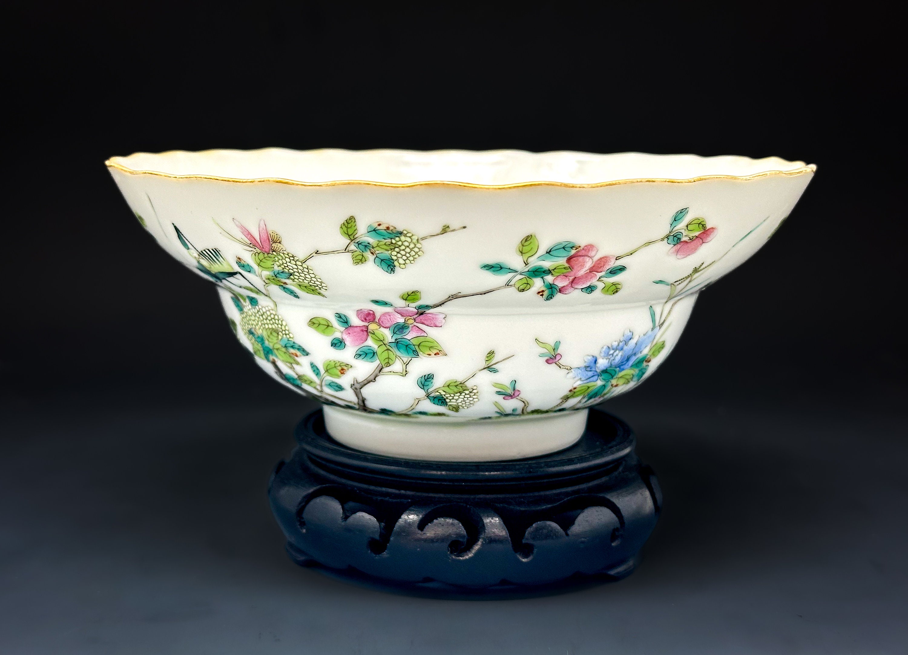 Antique Chinese Ogee Form Bowl - Etsy