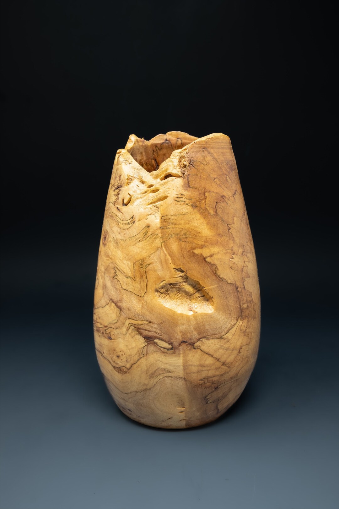 Vintage Burl Vase by Jim Mathias - Etsy