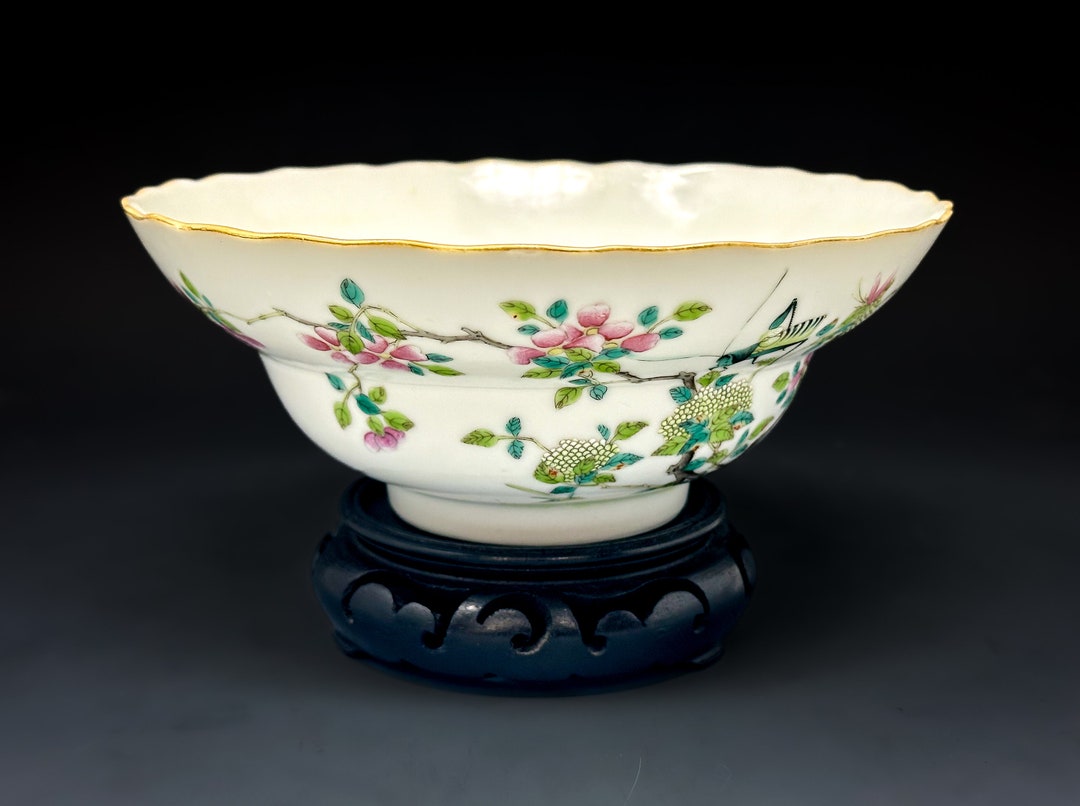Antique Chinese Ogee Form Bowl - Etsy