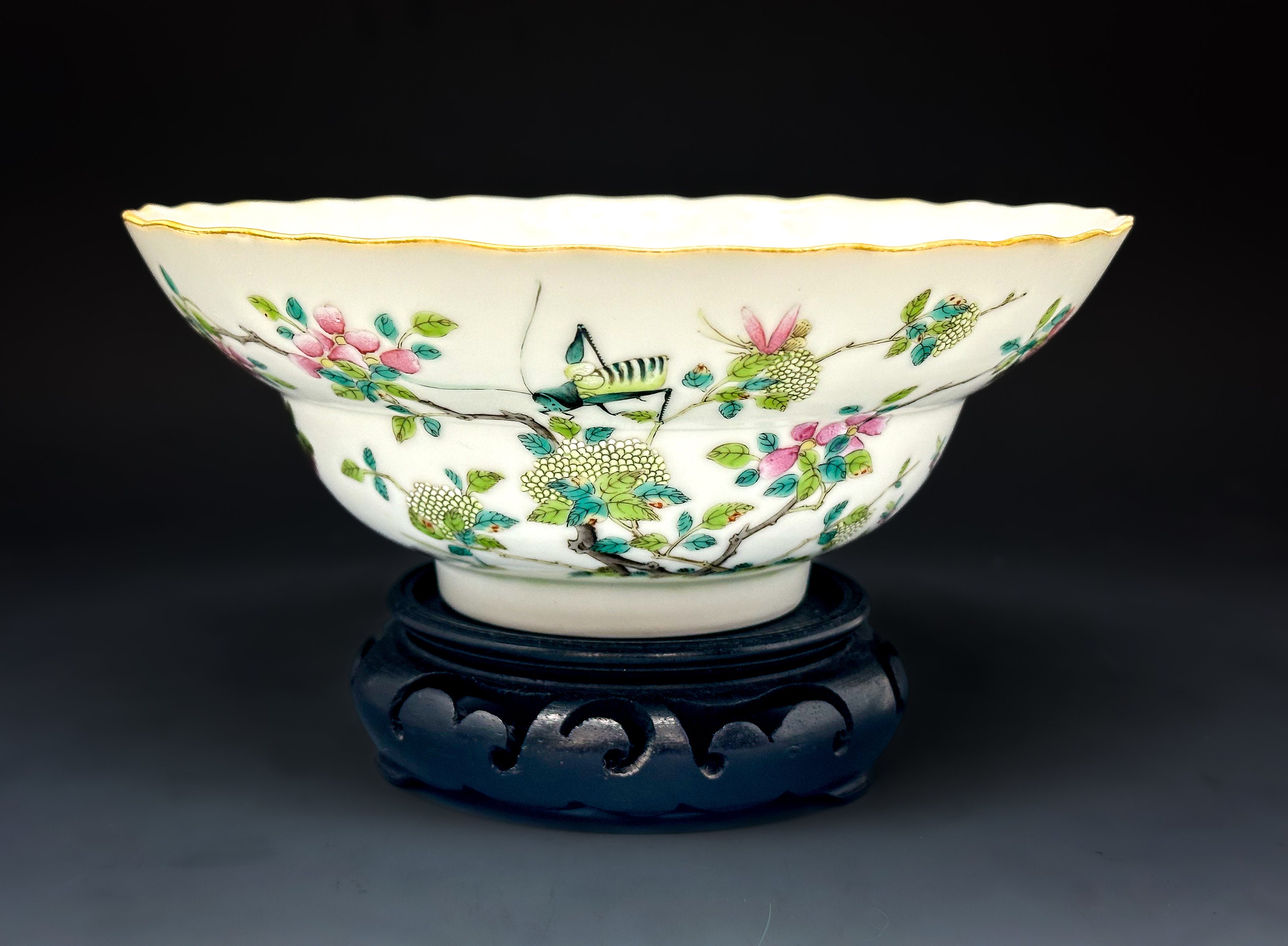 Antique Chinese Ogee Form Bowl - Etsy