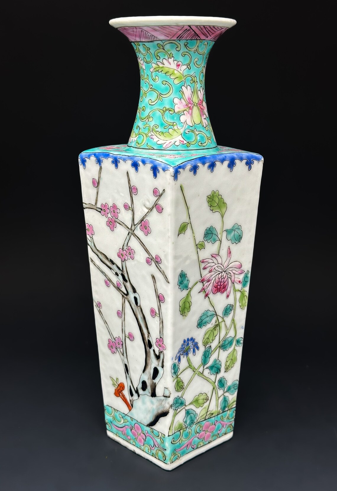 Republic Period Square Form Vase - Etsy