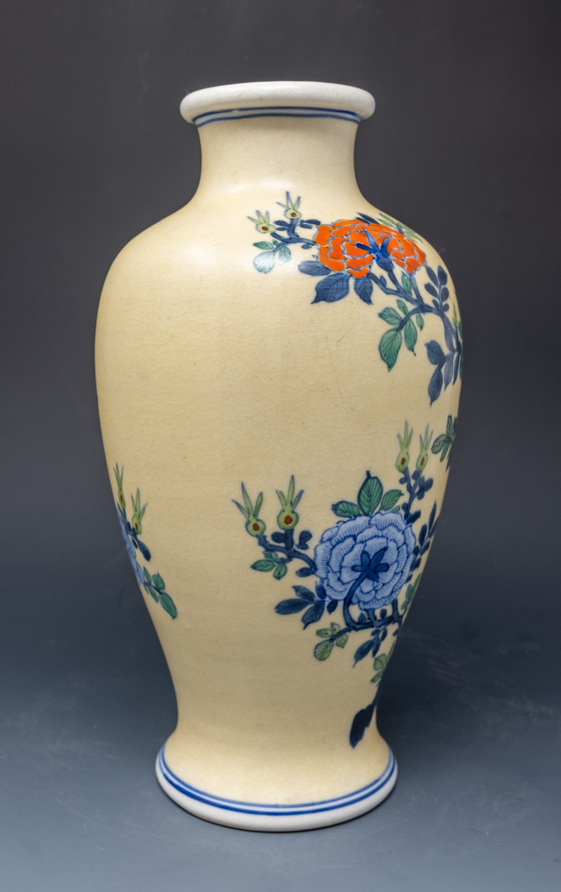 Antique Kinkozan Vase | Etsy