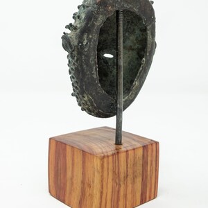 African Bronze Maskette - Etsy