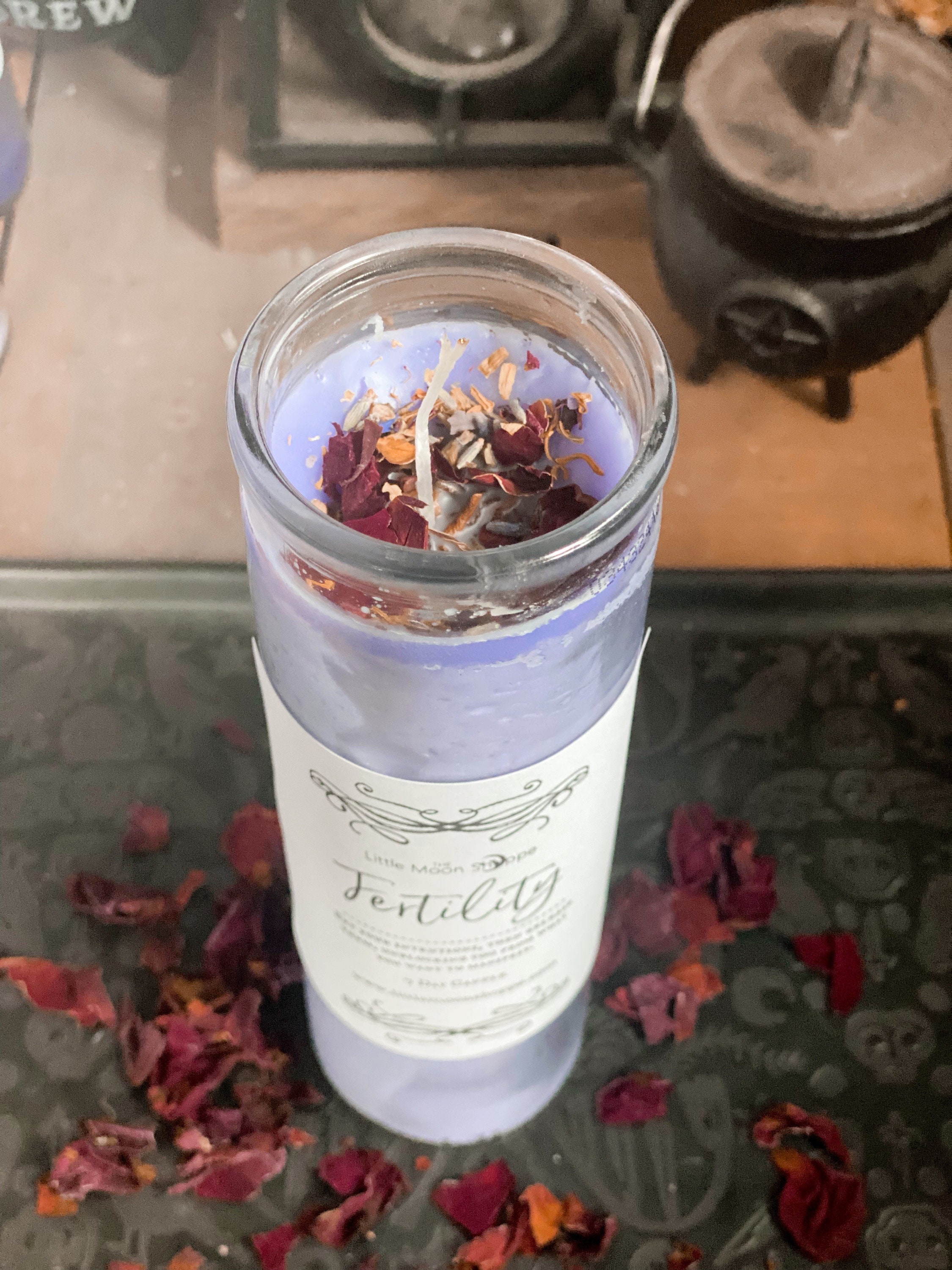 Fertility Prayer Candle for Pregnancy Rituals 7-day Spiritual Cleansing ...