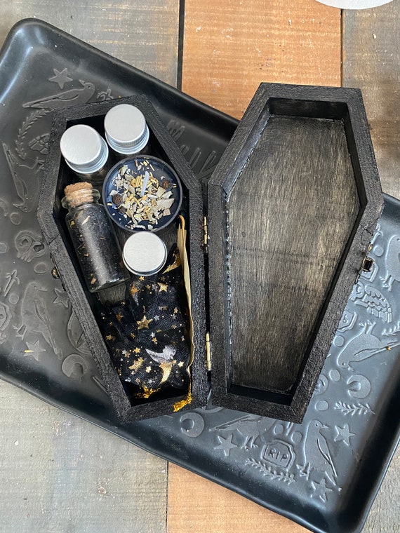 Protection Altar Kit Coffin Box/ Beginner Babywitch Kit / | Etsy