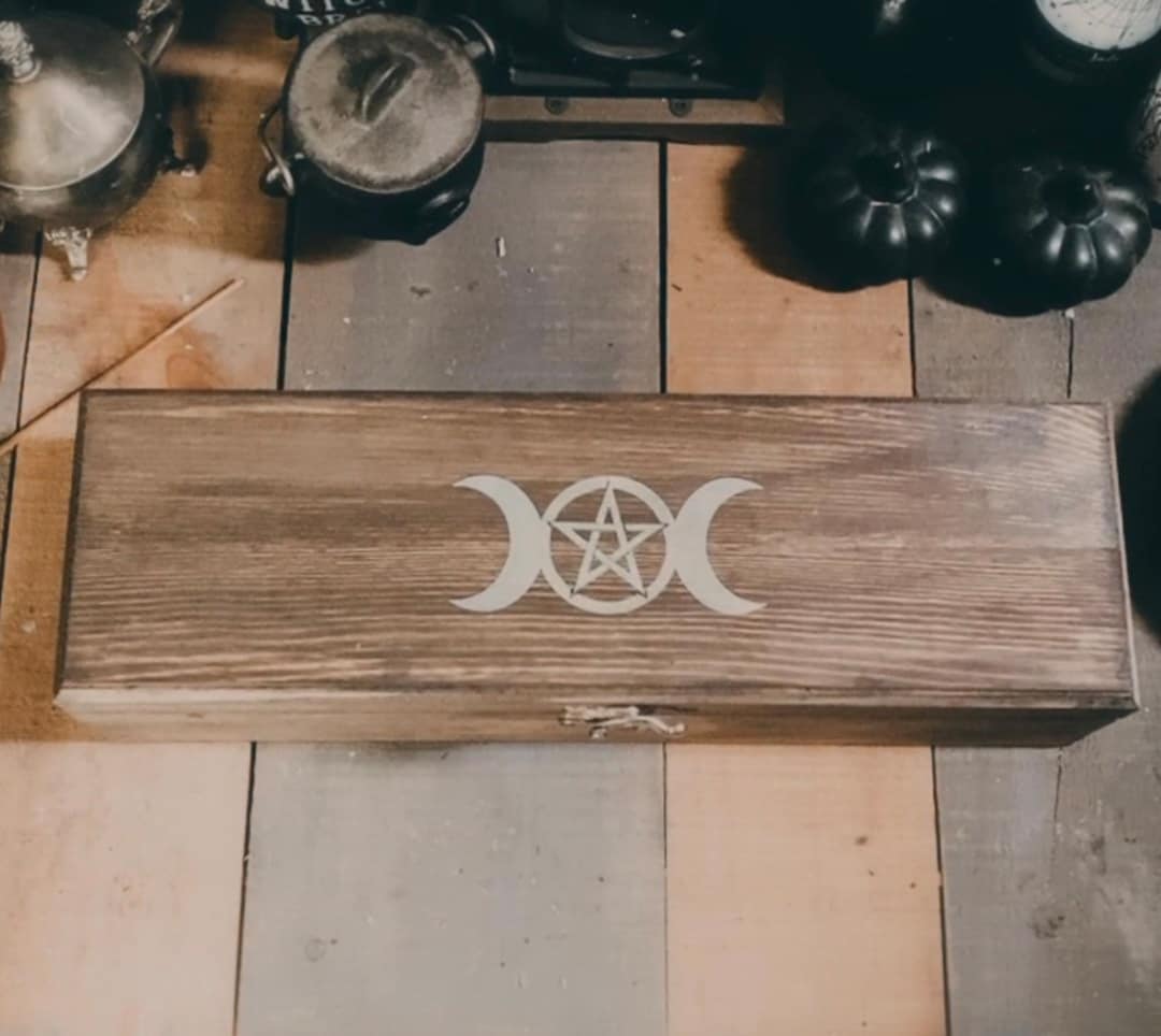 EMPTY Baby Witch Altar Box Beginners Witch Box Wiccan X Large Witch Box ...