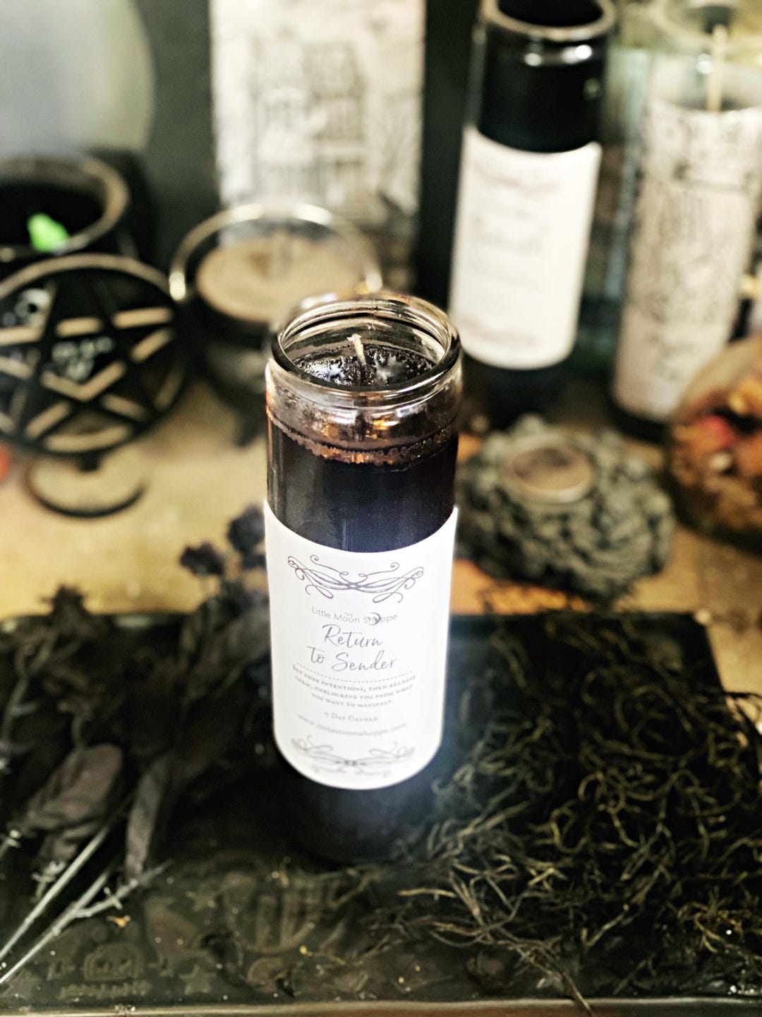 7 Day Hex Removal Candle Prayer Ritual Candle Spiritual Cleansing ...