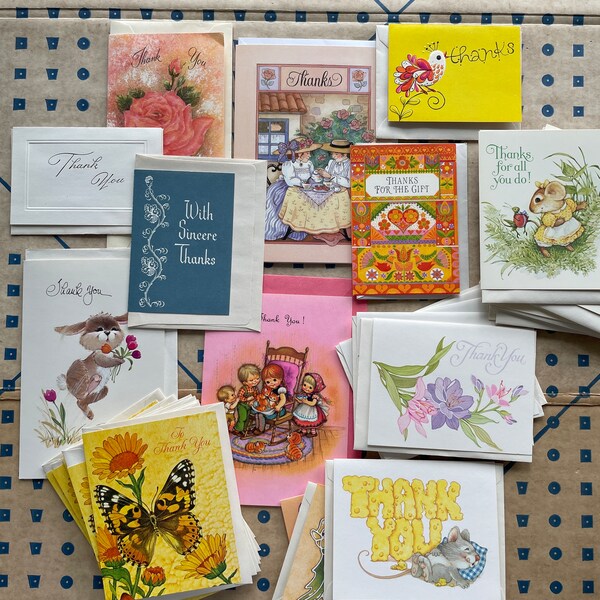 Vintage Thank You - Etsy