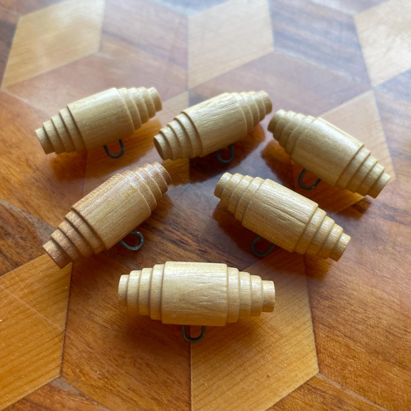 1 Inch Shank Wood Buttons - Etsy