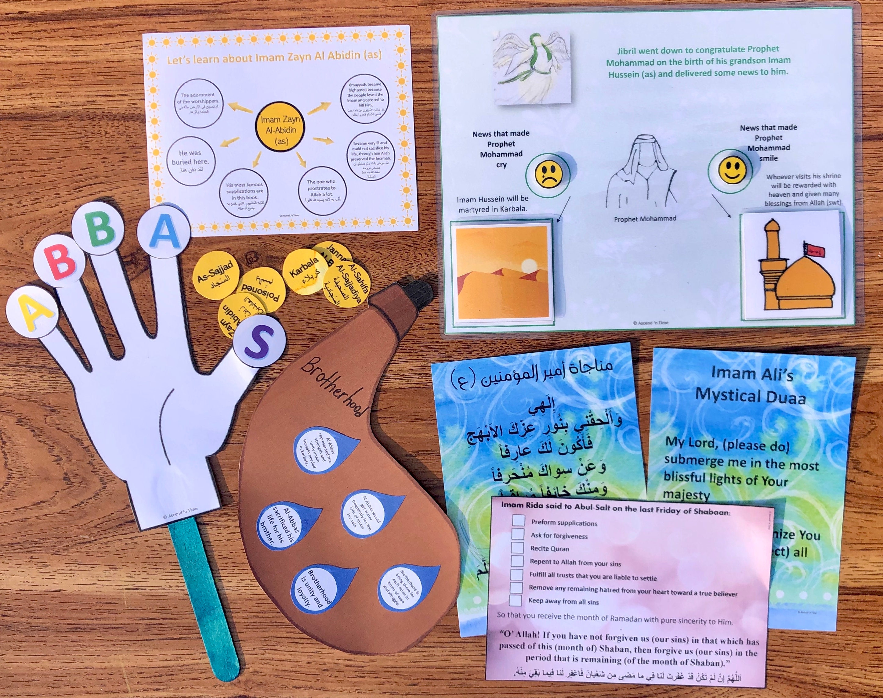 Toys Islamic activity Month of Shabaan Activity Bundle Al Abbas ...