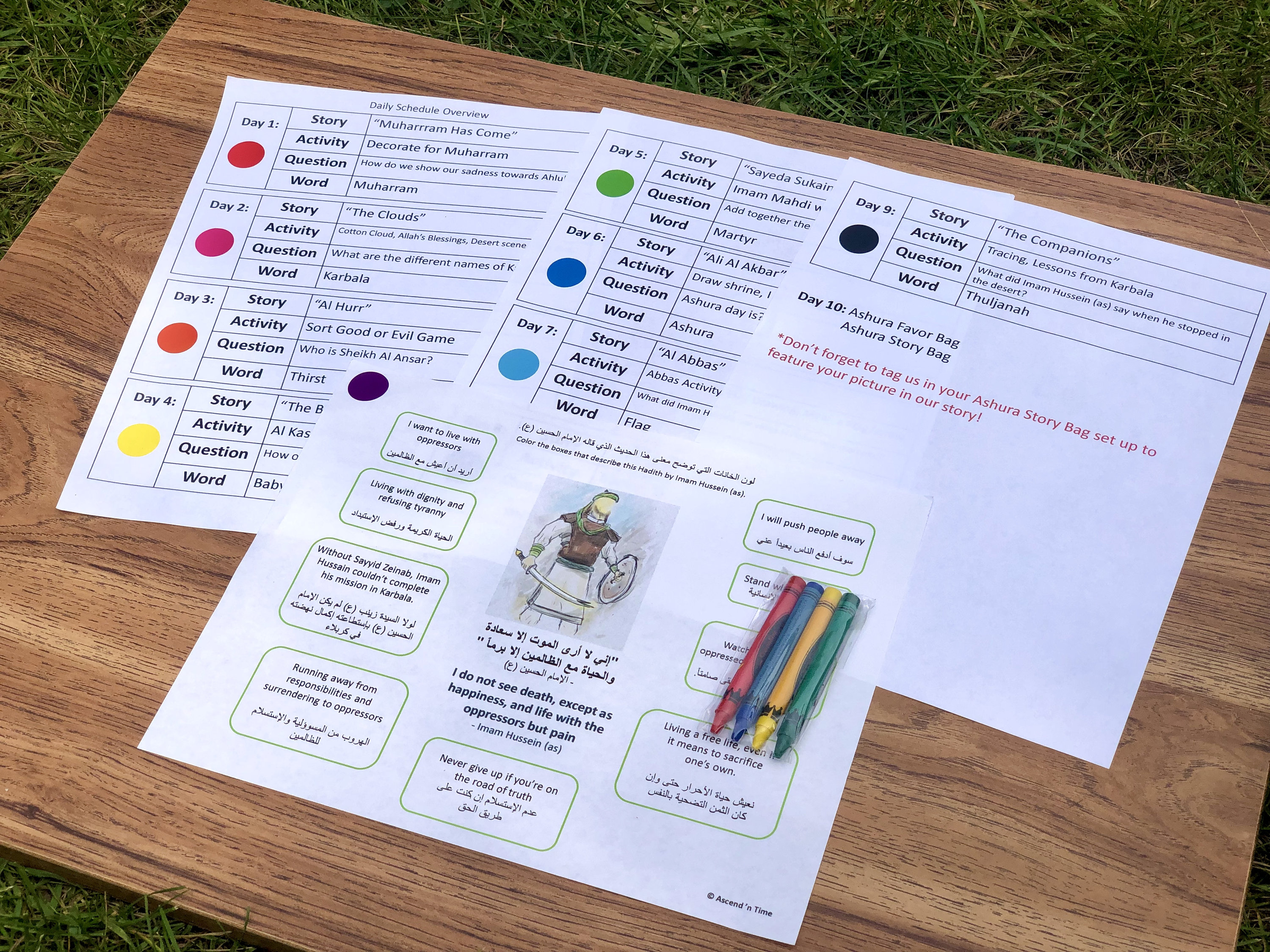 2021 Ashura 9 Day Program Kids, Muharram Activities, Digital Activity ...